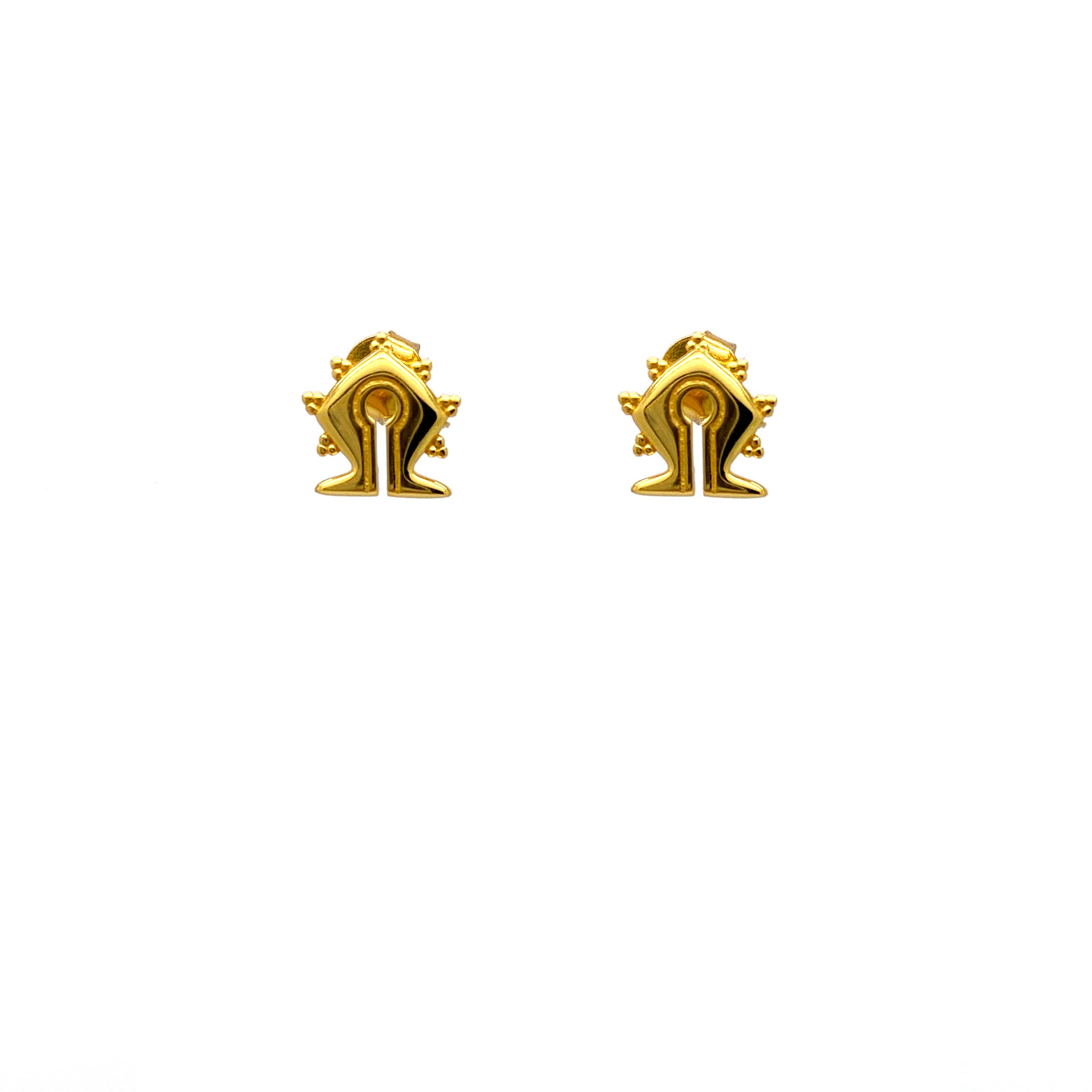 Mamuli Studs Gold – ArteGia